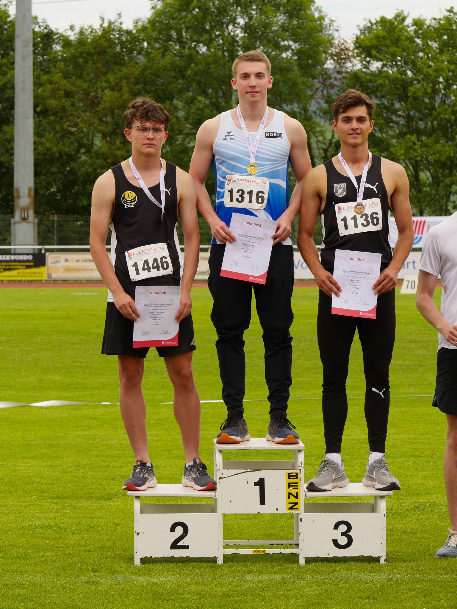 01./02.7 Baden-Württembergische Meisterschaften U18/U20, Weinstadt – TSV Frickenhausen 1893 e.V.